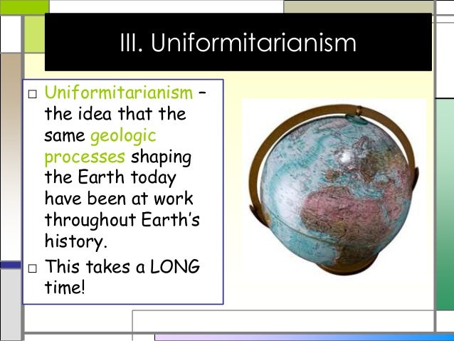 Uniformitarianism Diagram