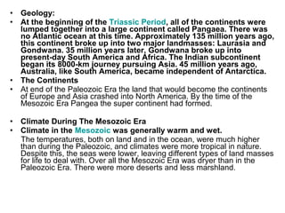 Paleozoic Era Climate Conditions