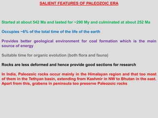 Paleozoic stratigraphy | PPT