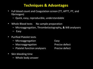 Coagulation Monitoring in Critical Care | PPT