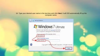 Windows 7 Installation | PPT
