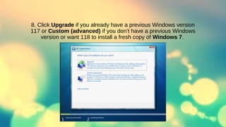 Windows 7 Installation | PPT