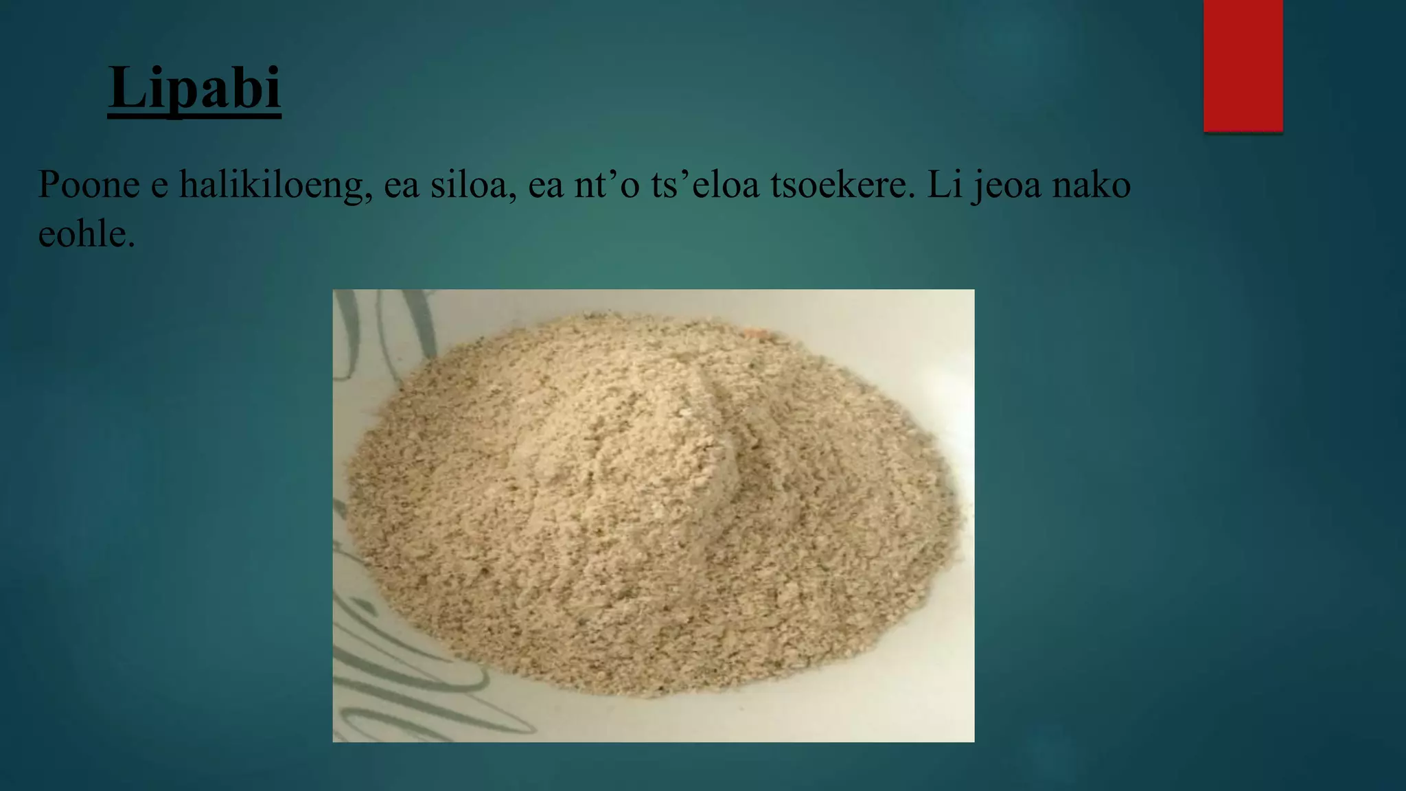 Mefuta ea lijo tsa Basotho | PPTX