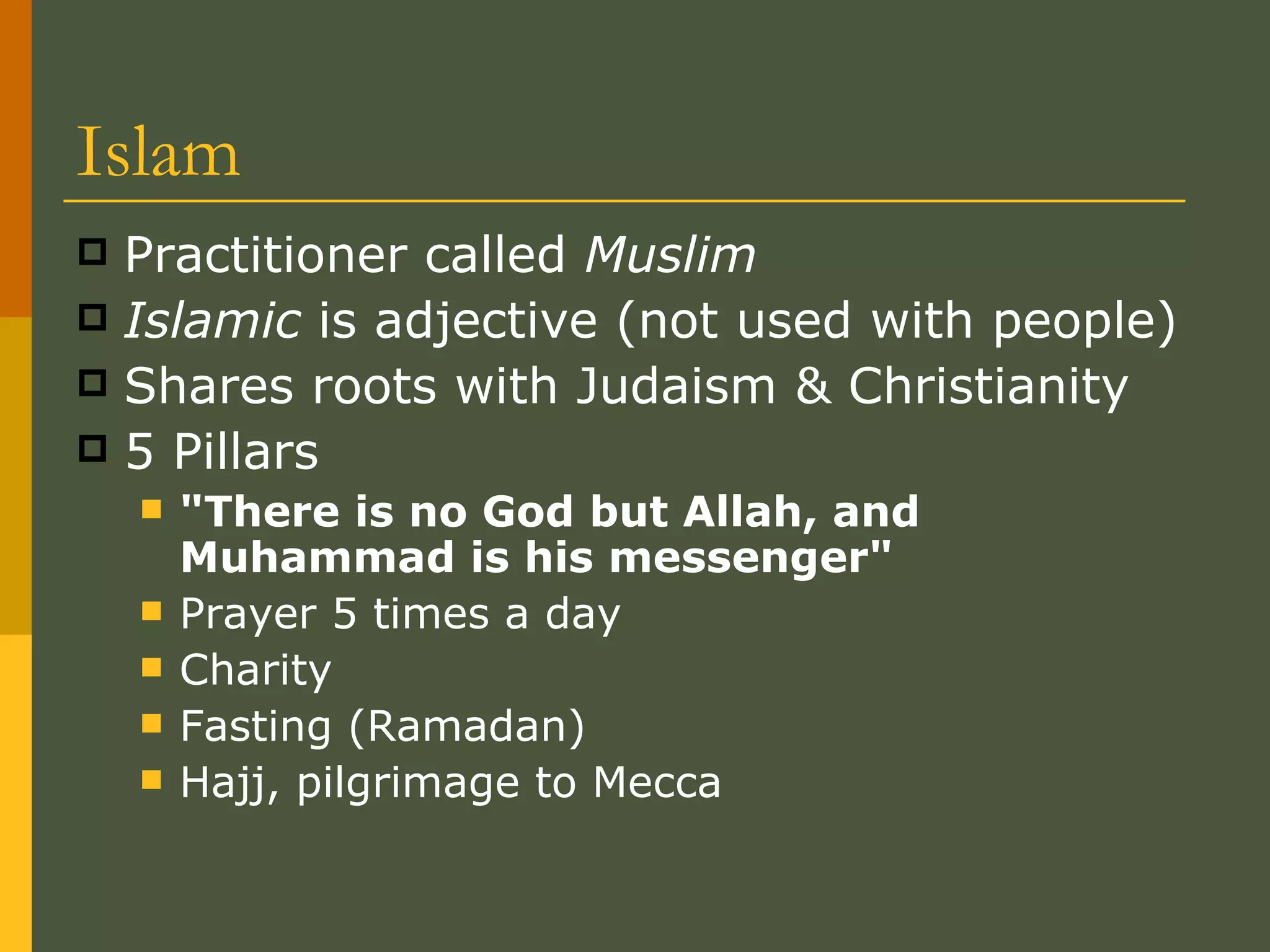 Middle Eastern Culture & History | PPT