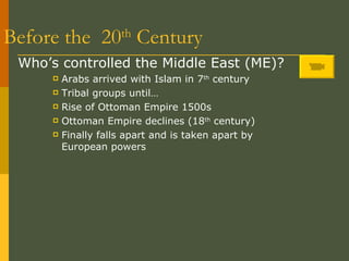Middle Eastern Culture & History | PPT