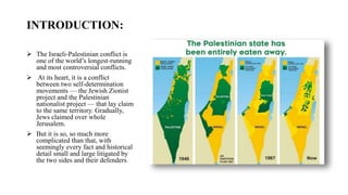 Palestine and israel conflict | PPTX