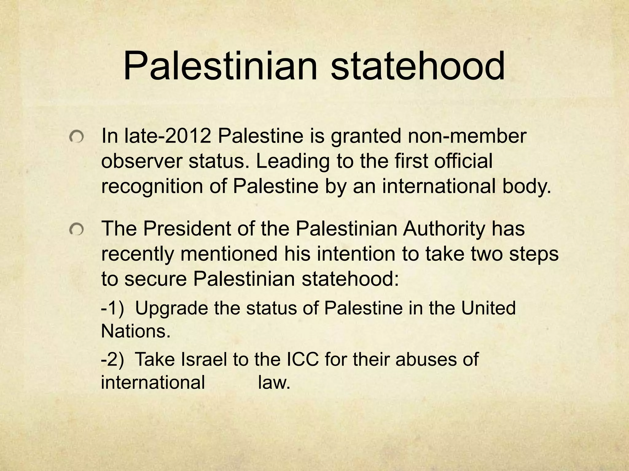 Palestine presentation | PPTX