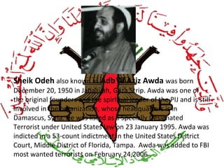 Palestinian islamic jihad (pij) | PPT