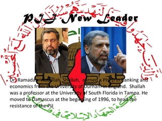 Palestinian islamic jihad (pij) | PPT