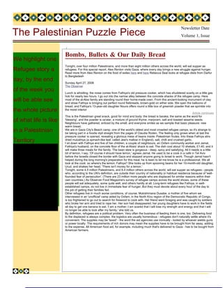 Palestinian Newsletter | DOC