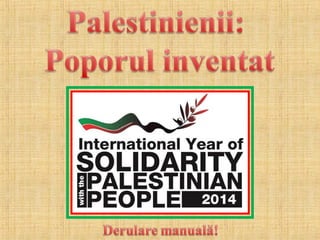Palestinienii poporul inventat - v2- fc | PPT