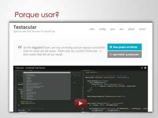 ANGULARJS: UM FRAMEWORK PARA FACILITAR SUA VIDA | PPT