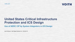 CLASS 2018 - Palestra de Jens Puhlmann (Security Manager, NA - ICS Security Manager – Voith ...