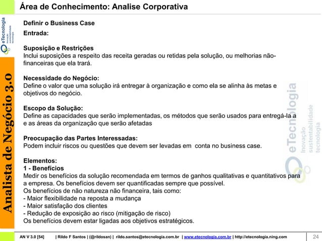Como elaborar um Business Case