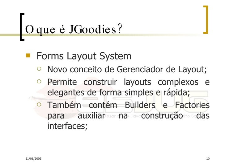 JGoodies - Conexão Java 2005