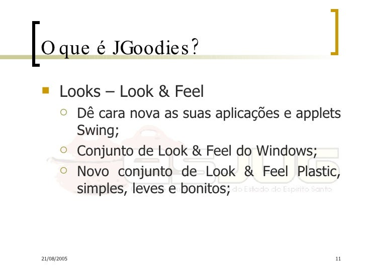 JGoodies - Conexão Java 2005