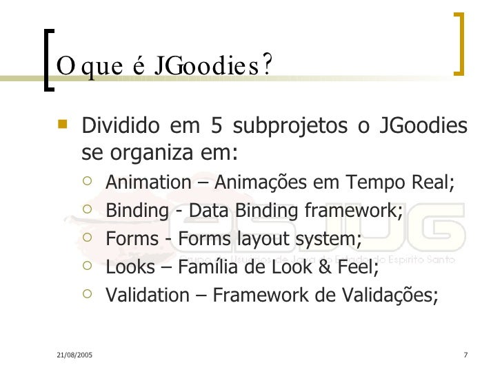JGoodies - Conexão Java 2005