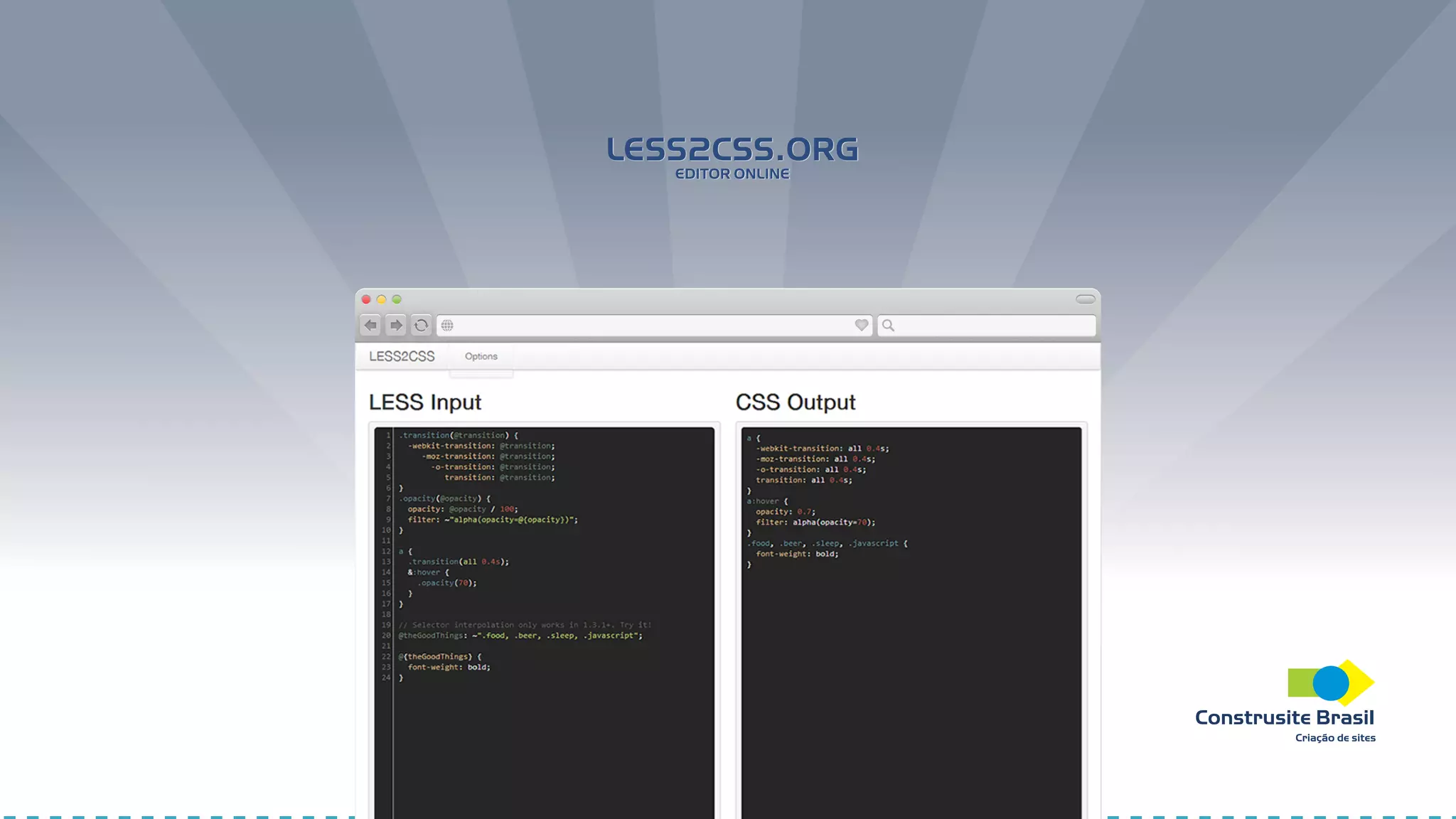 LESS CSS (Pré compiladores) - Introdução
