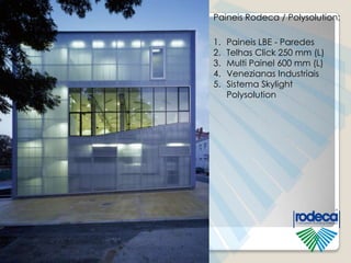 Palestra sobre paredes e coberturas em policarbonato 40 mm rodeca ...