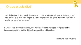 Roda de conversa: saúde mental, conscientização e prevenção ao suicídio ...