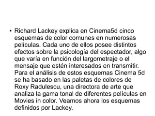 Paleta de colores en el cine | ODP