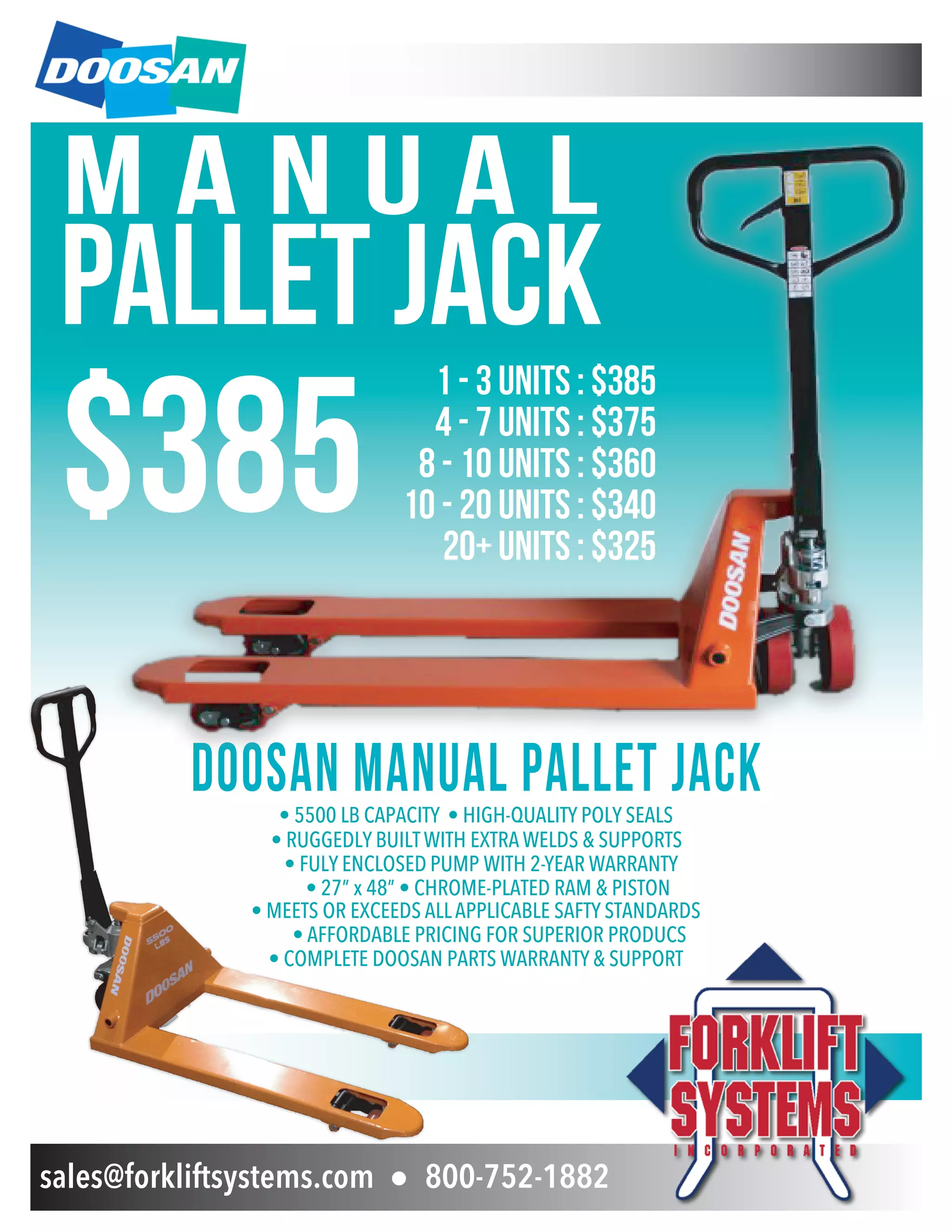 Doosan Manual Pallet Jack | PDF