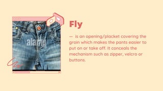 types of pockets suited for Presentation.pdf