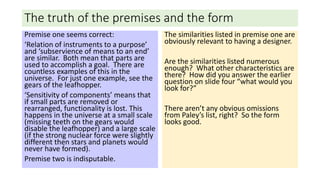 Paley's Analogy | PPTX