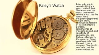 Paley's Analogy | PPTX