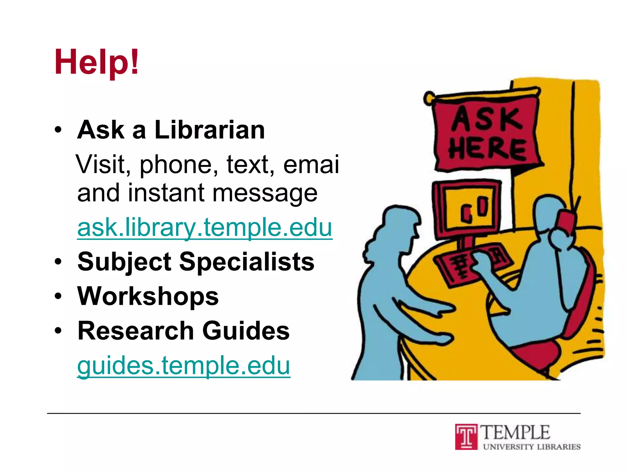 Paley Library introduction | PPT