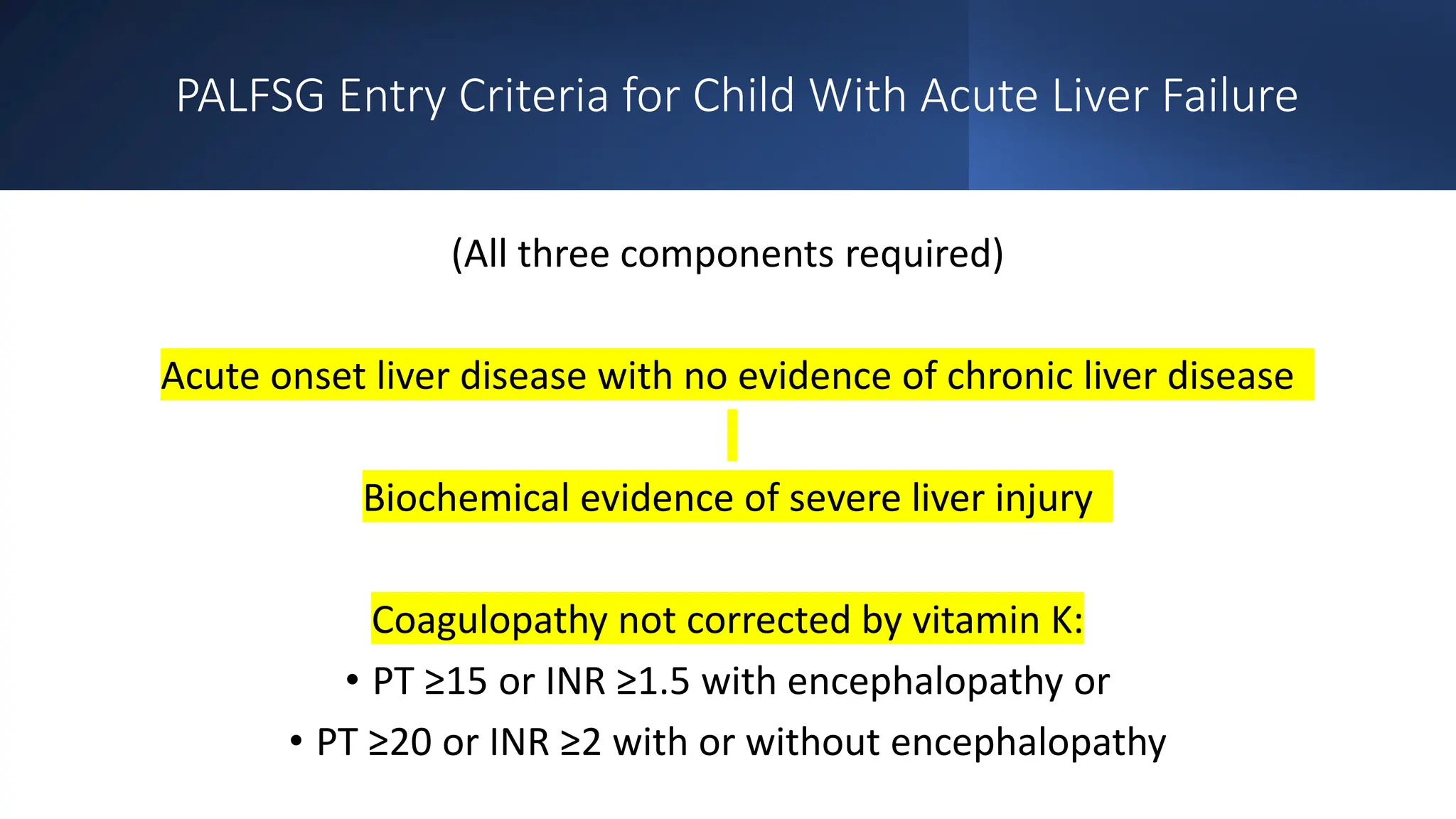 Paediatric Acute Liver Failure | PPTX