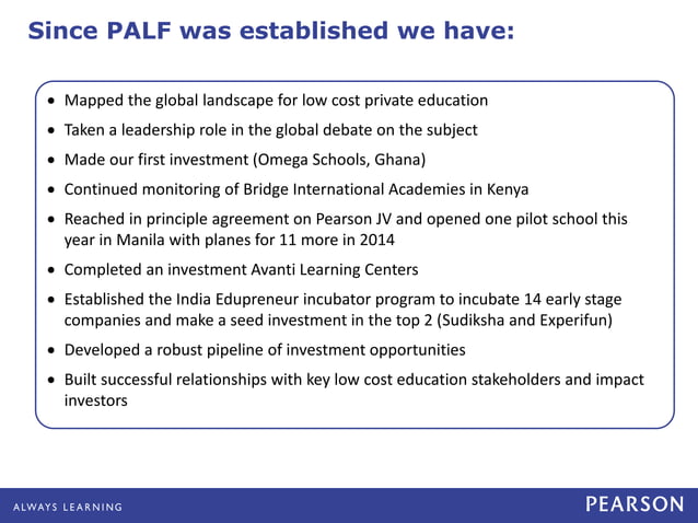 Overview of the Affordable Learning Fund | PPT