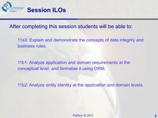 Pal gov.tutorial1.session3 1.uniquenessrules | PPT