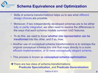 Pal gov.tutorial1.session7 1.schema equivalence and optimization | PPT