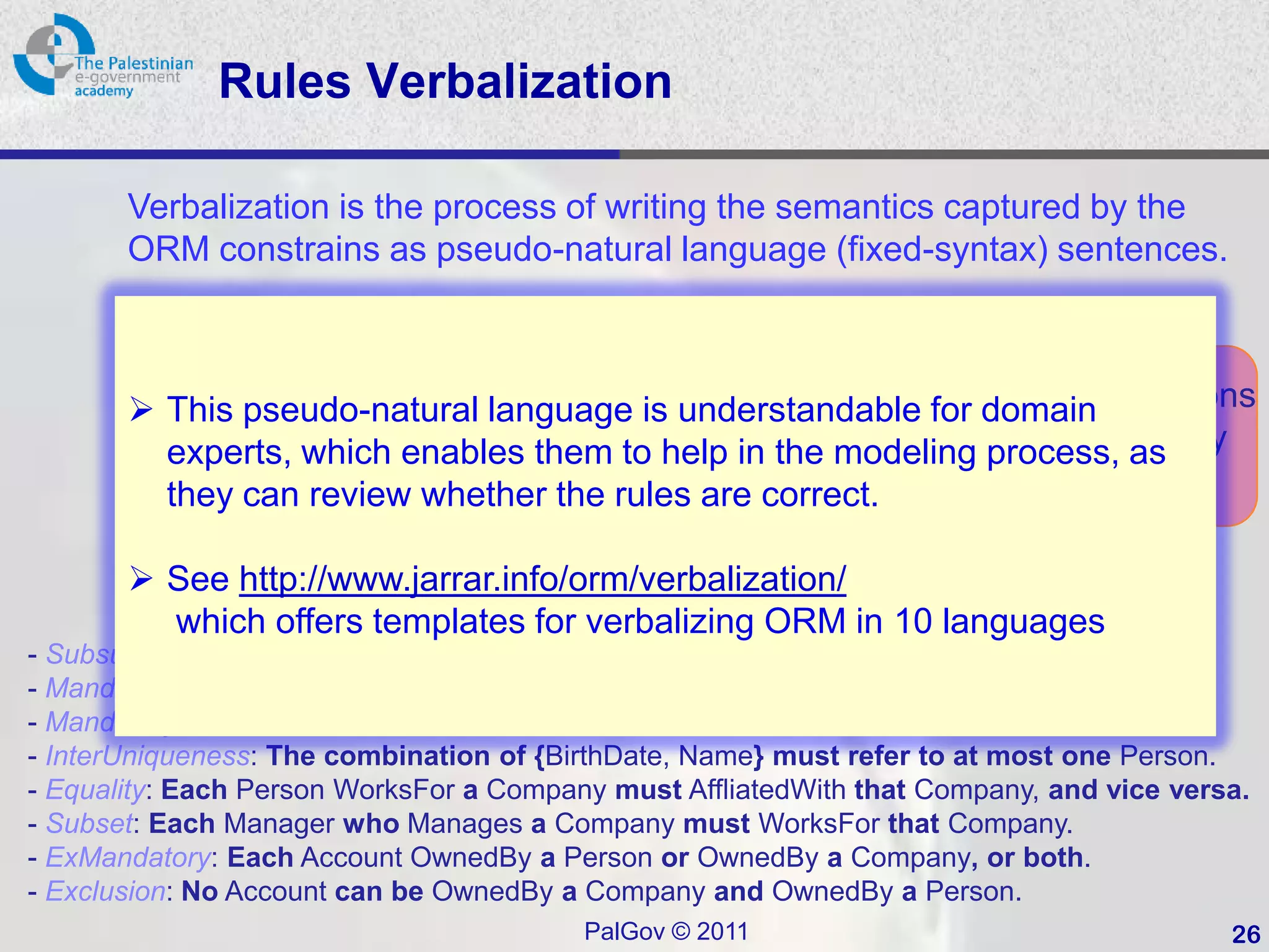 Pal gov.tutorial1.session7 2.finalcheckandschemaengineeringissues | PDF