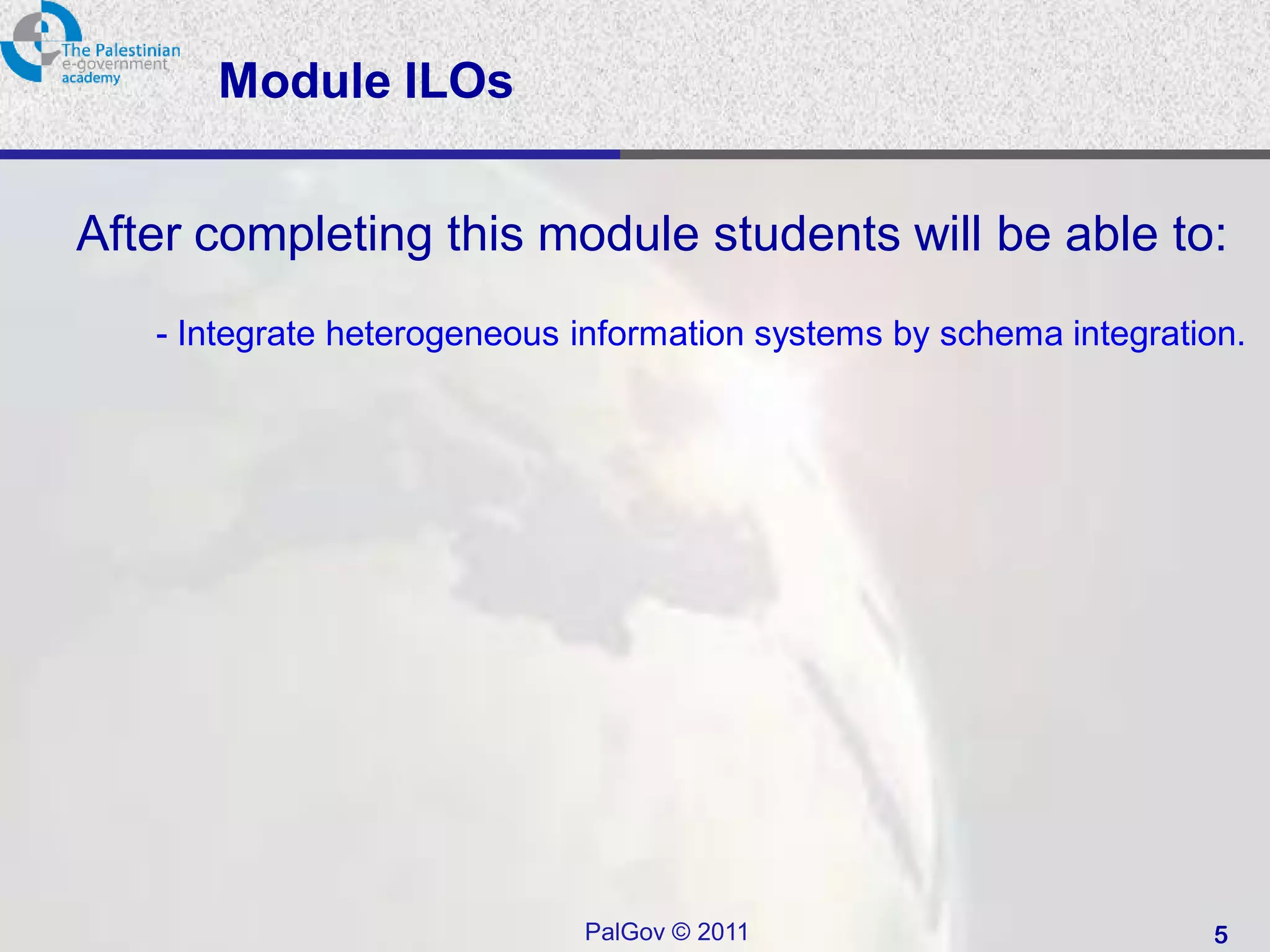 Pal gov.tutorial2.session13 1.data schema integration | PPT
