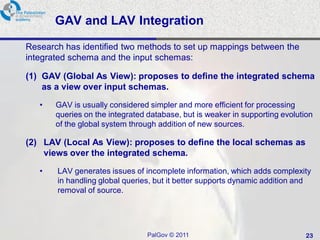 Pal gov.tutorial2.session13 1.data schema integration | PPT