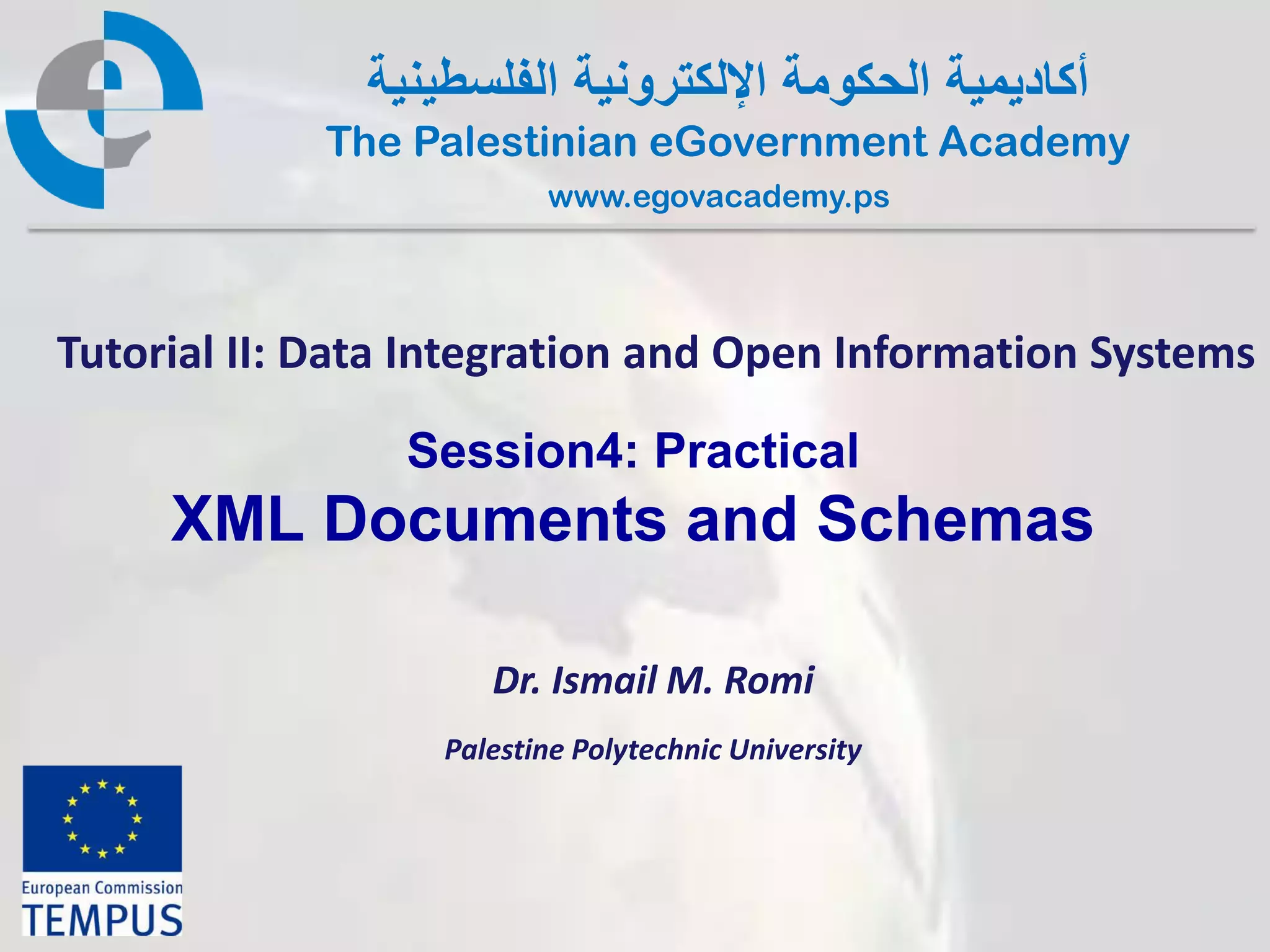 Pal gov.tutorial2.session4.lab xml document and schemas | PDF