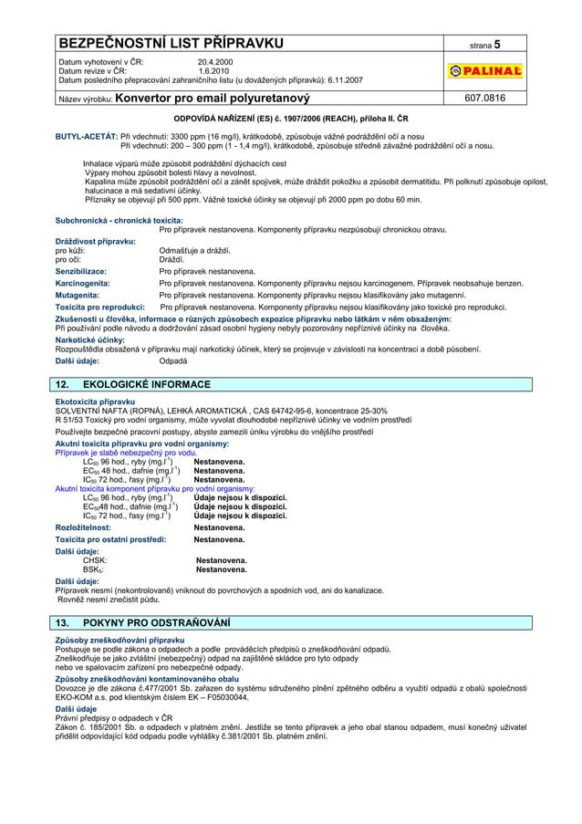 Palinal bezpecnostni-list-607.0816