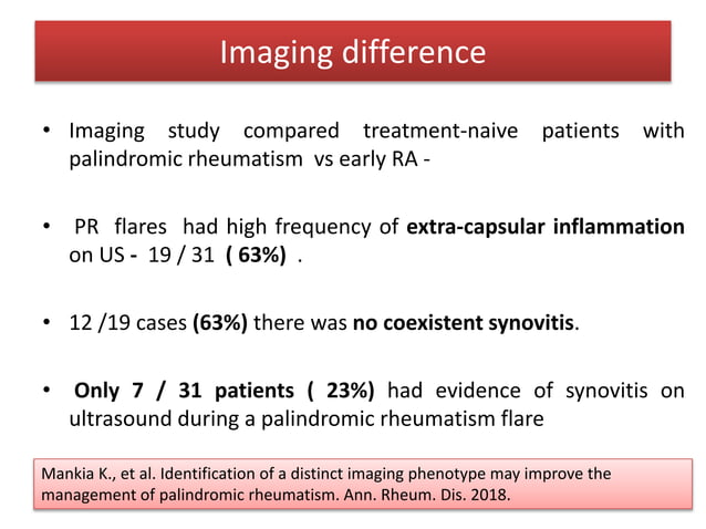 Palindromic rheumatrism.pptx | Diseases and Conditions | Medical Health