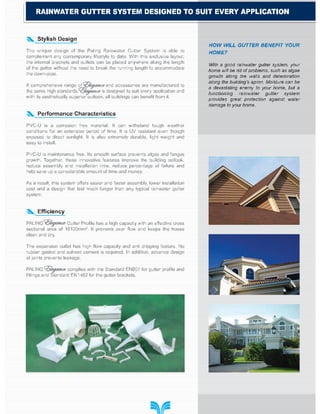 PALING - ELEGANCE RAIN WATER GUTTER SYSTEMS | PDF | Home Appliances ...