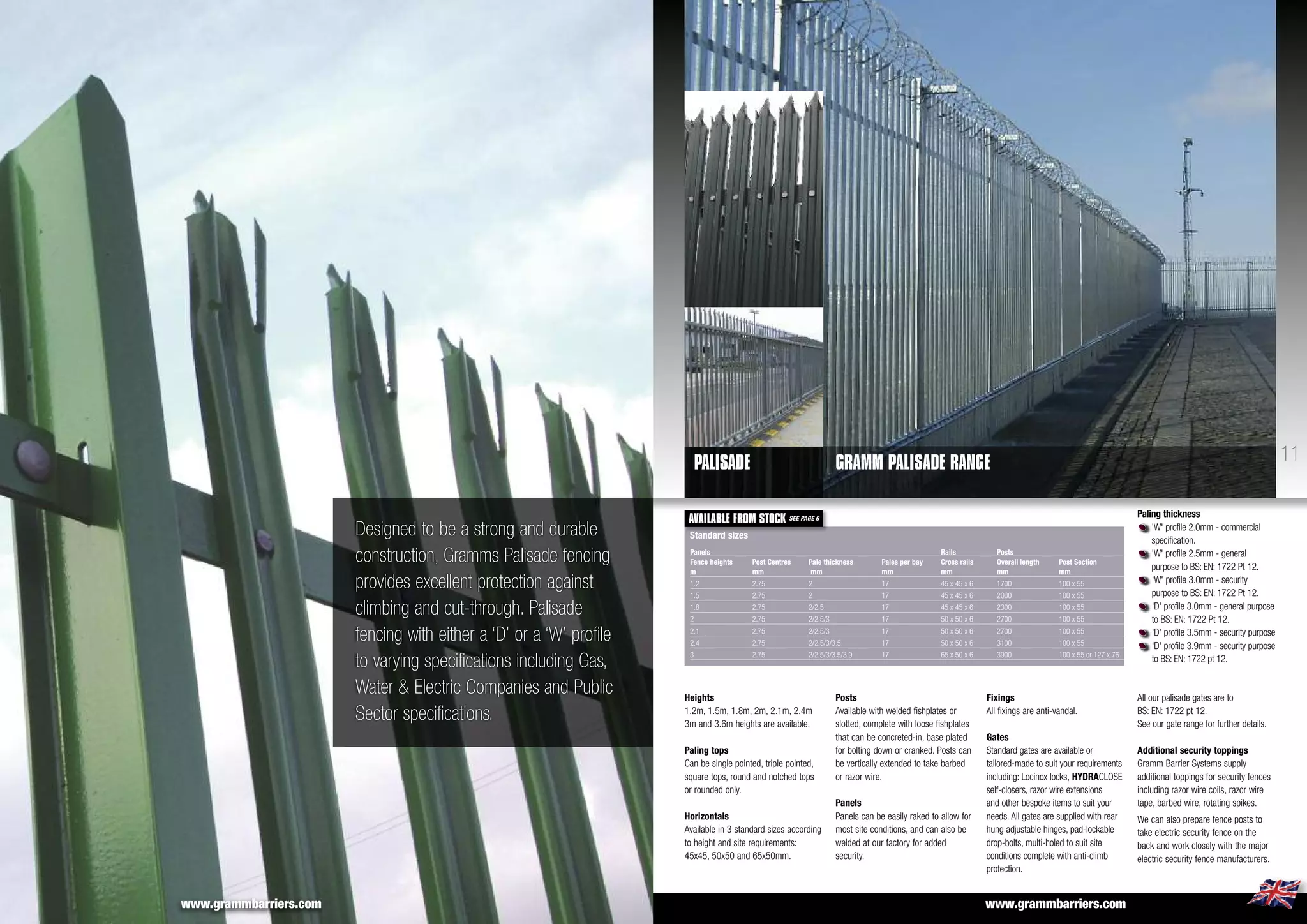 Palisade Fencing to Provide Protection Against Climbing | PDF