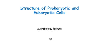 Structure of Prokaryotic and Eukaryotic cells Cells.ppt