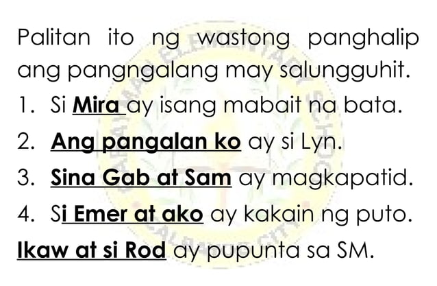 Palitan ito ng wastong panghalip ang pangngalang may salungguhit.docx