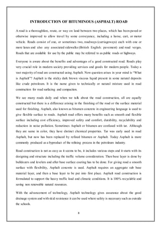 Bituminous Road | DOCX