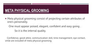 Grooming and weight management.pptx