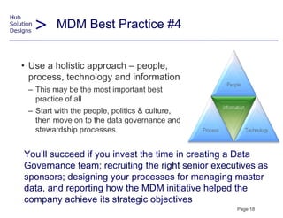 MDM 101, Palladium's "Decisions, Information & Governance 2008" | PPT