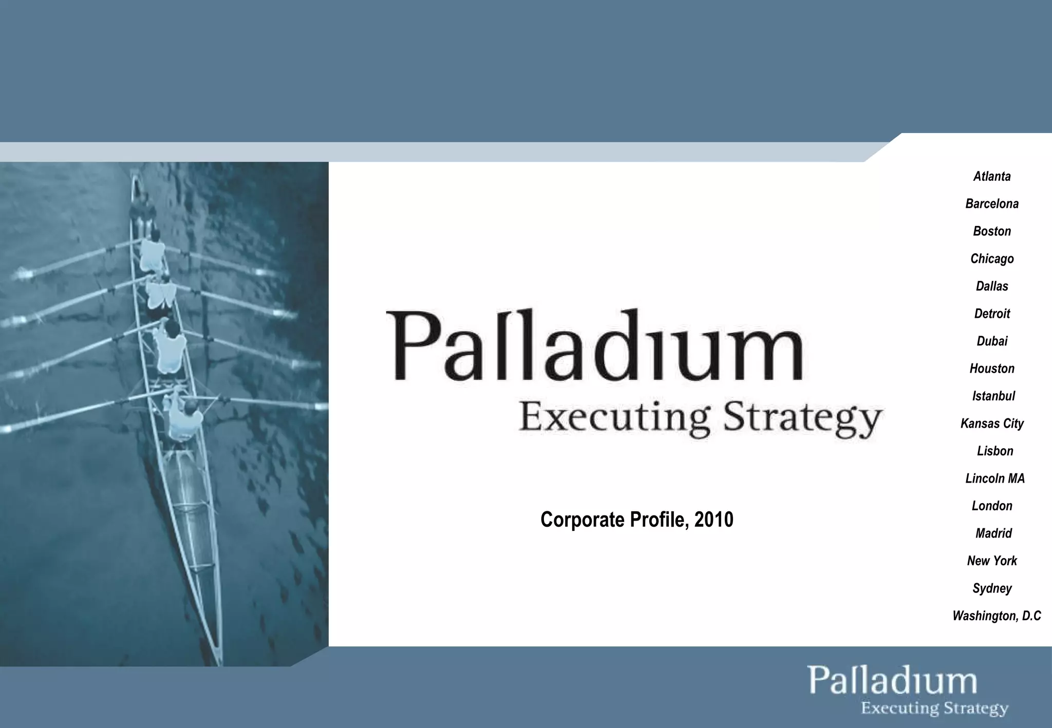Palladium Group Overview 2010 | PPT