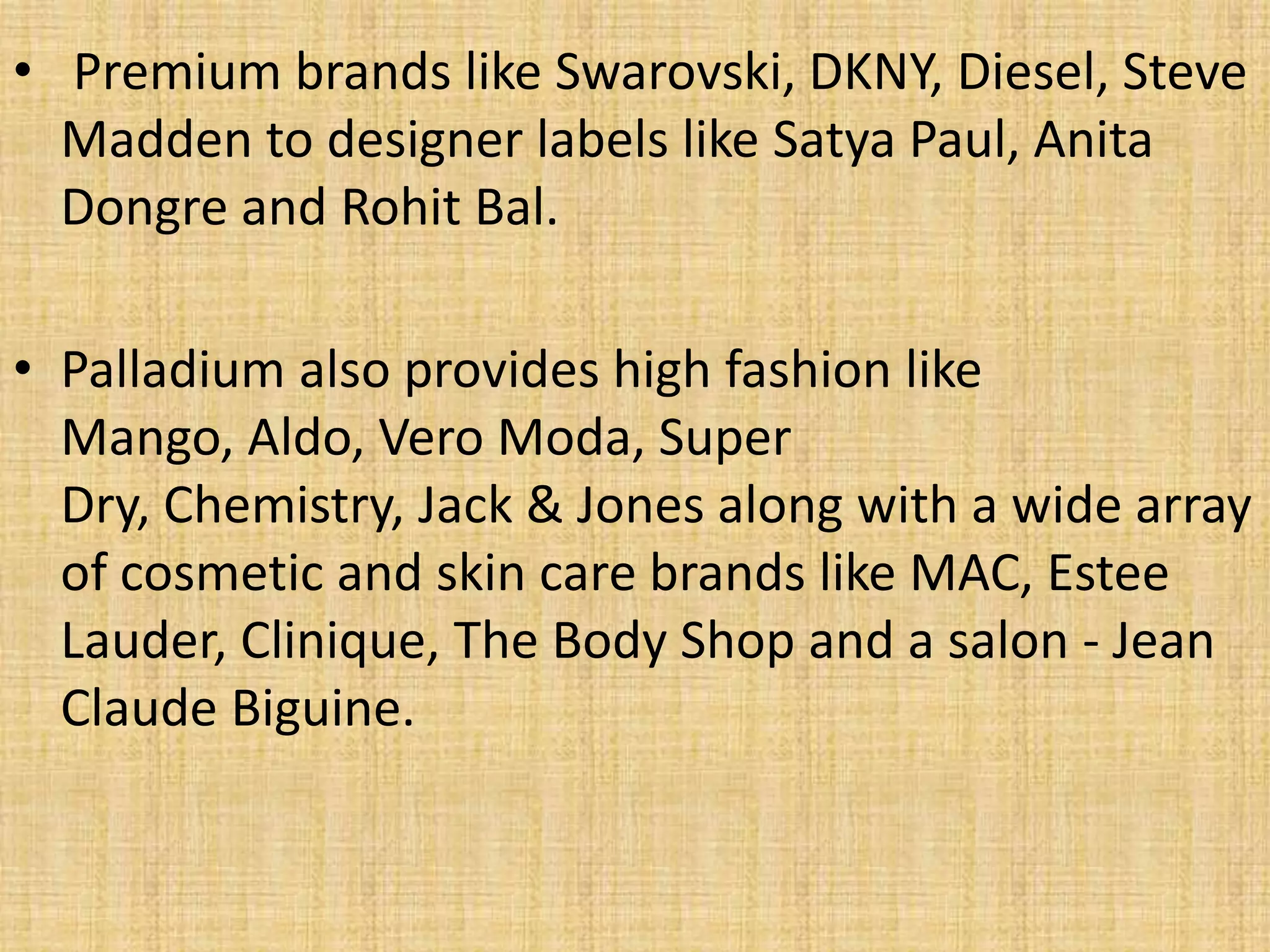 Palladium mall | PPTX