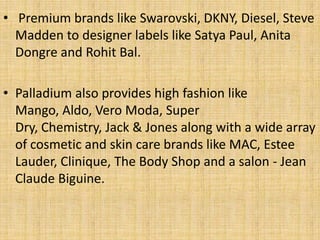 Palladium mall | PPTX